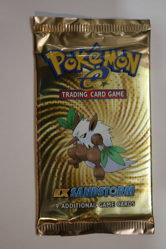 Pokemon EX Sandstorm Booster Pack SHIFTRY Art 2003 Factory Sealed B 17 ...