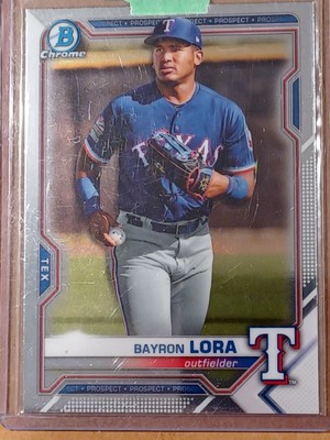 Bayron Lora 2021 Bowman Baseball #BCP-139 Chrome Rangers | eBay