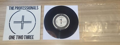The Professionals One Two Three Ltd Ed 7" POSTER SLEEVE Single Punk ...