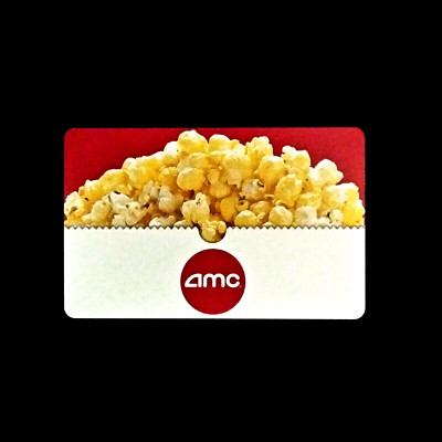 AMC PopCorn Bag NEW COLLECTIBLE GIFT CARD $0 #6159 | eBay