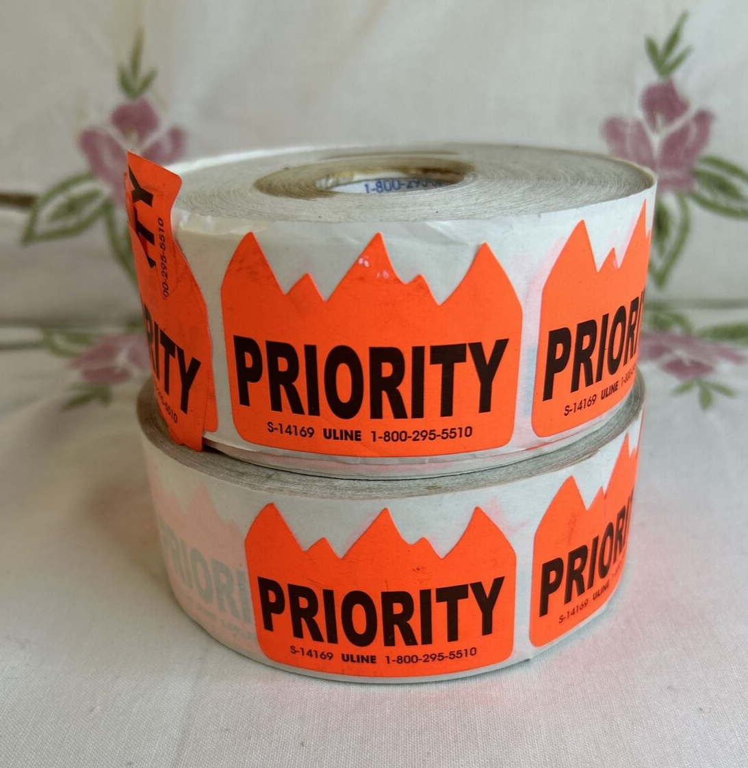 2 Rolls 1-1/2" x 2" Priority Labels (500 per Roll), Pre-Owned | eBay