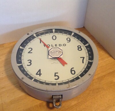 TOLEDO. HANGING SCALE 15" DIAMETER-4" WIDE | eBay