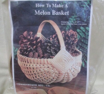 2014 Commonwealth M.F.G CO. Basket Kits ~Melon Basket ~7"x 8"x 7" | eBay