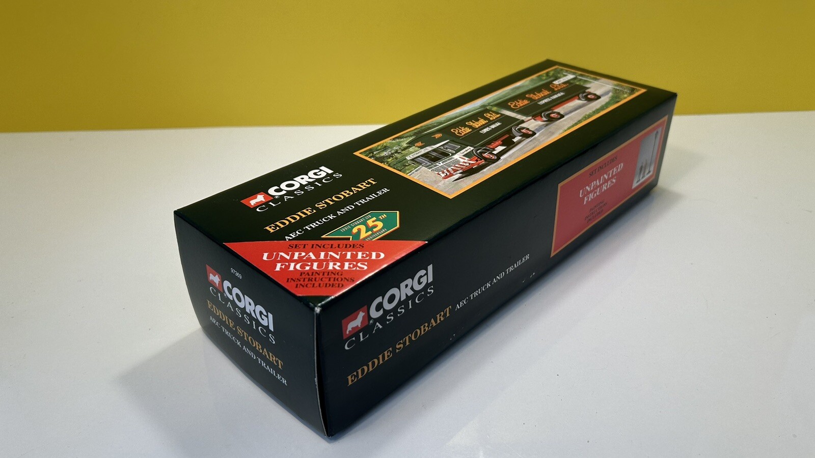 CORGI CLSSICS 97369 AEC TRUCK AND TRAILER EDDIE STOBART 25TH ...