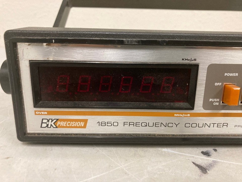 Vintage BK Precision 1850 Universal 6 Digit Frequency Counter | eBay