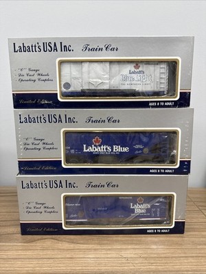 LOT OF 3 KLine O Gauge Labatt's USA Limited Edition Refrigerator Cars ...