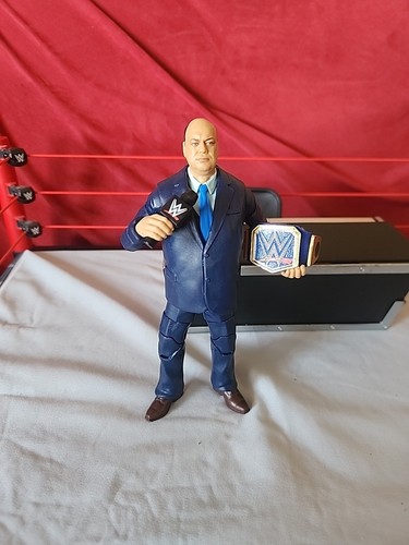 Mattel WWE Elite Paul Heyman From Amazon Exclusive 3 Pack Set Wrestling ...
