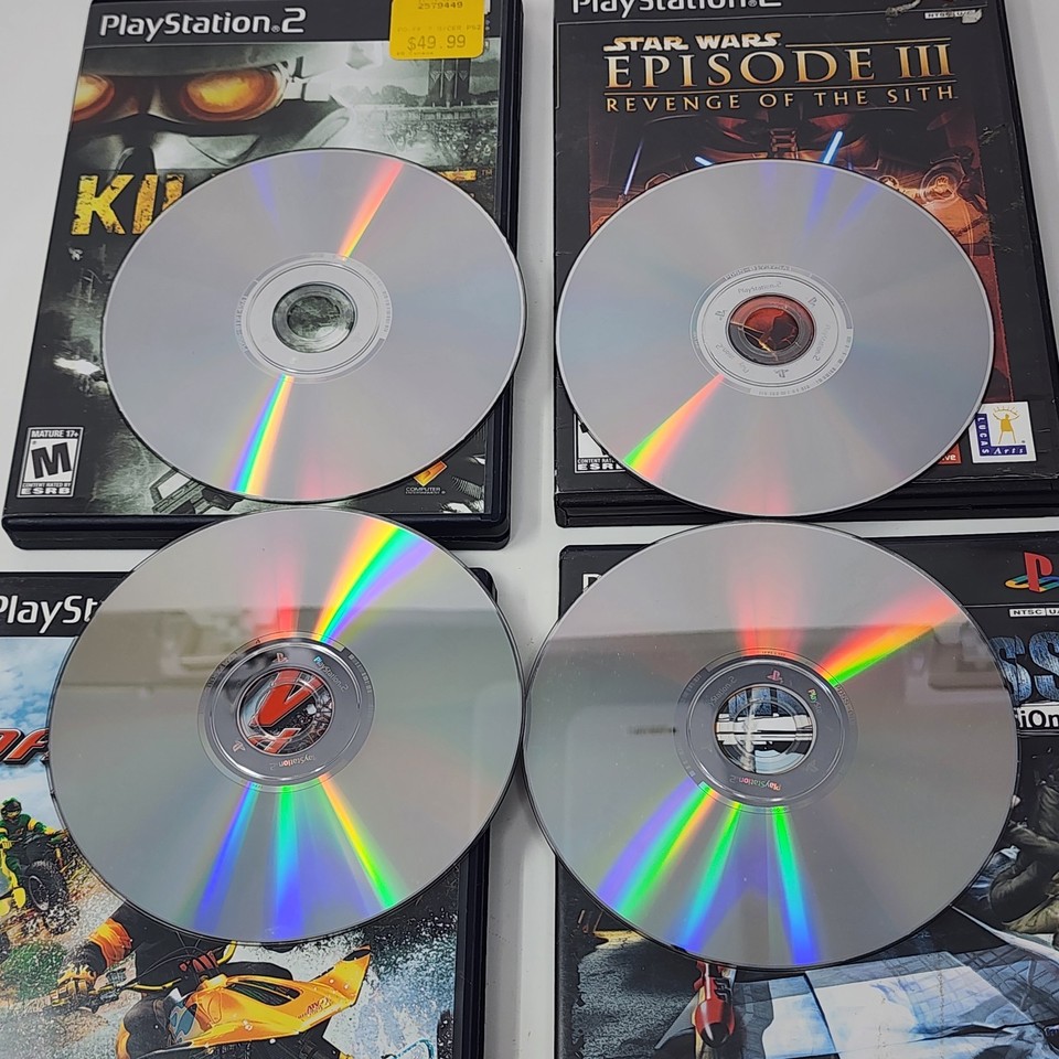 Sony PlayStation 2 Fat PS2 w/ 4 Games, 1 OEM Controller & Memory Card ...