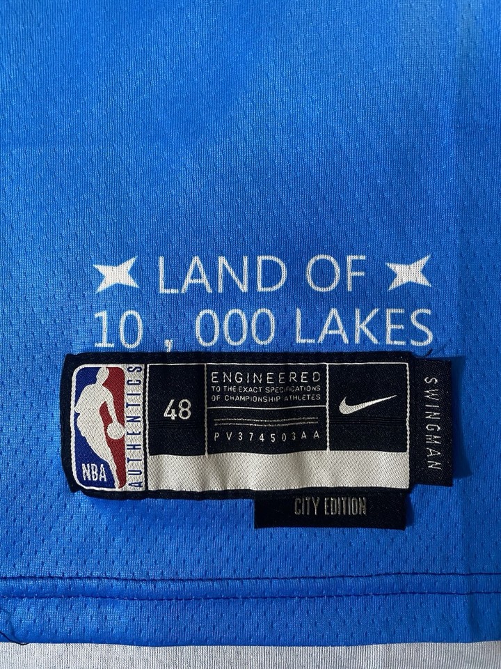 Nike DRI-Fit Minnesota Timberwolves Anthony Edwards City Edition Jersey ...