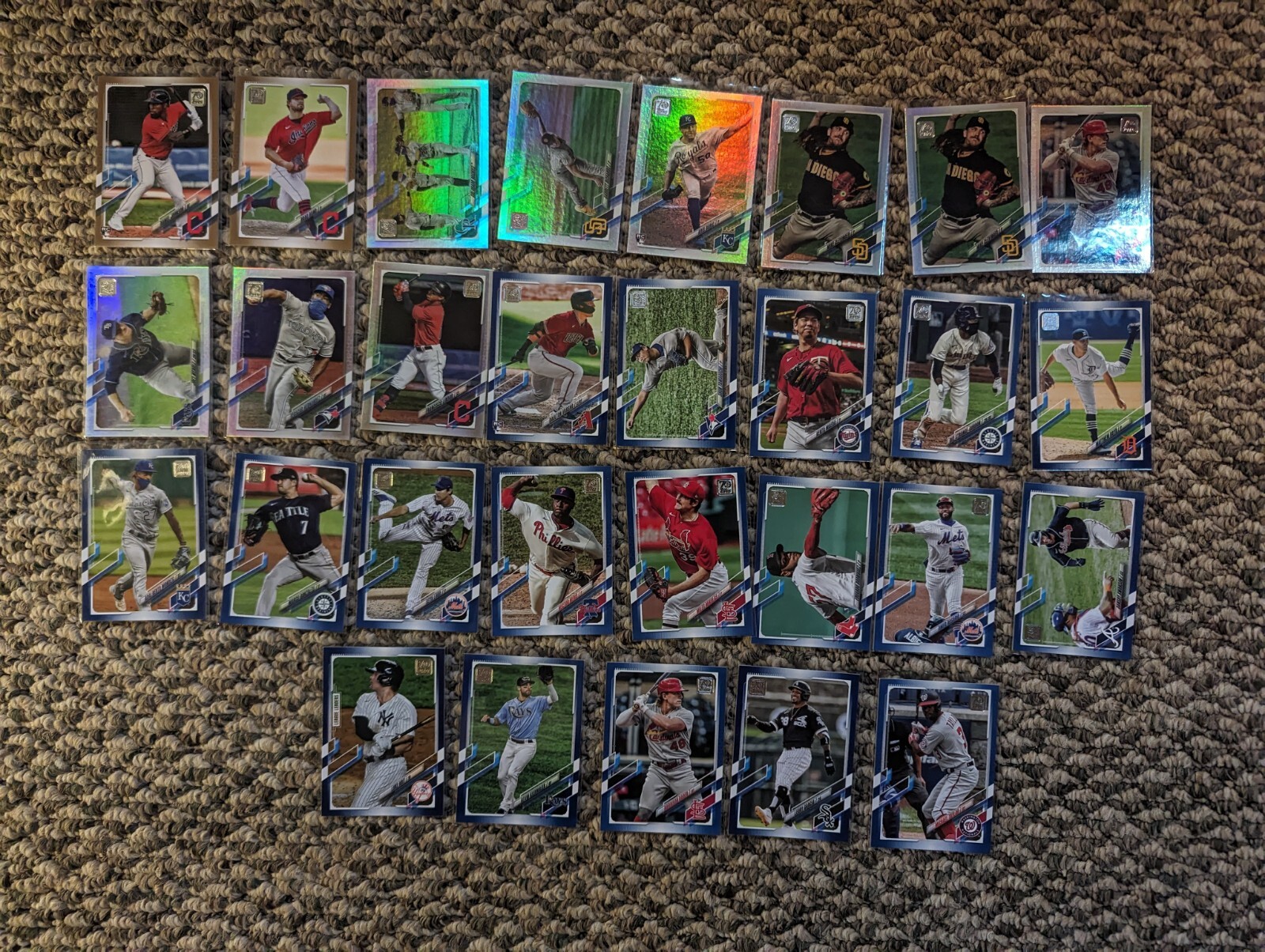 2021 Topps Series 1 Baseball Parallels Complete Your Set #1-330 with ...