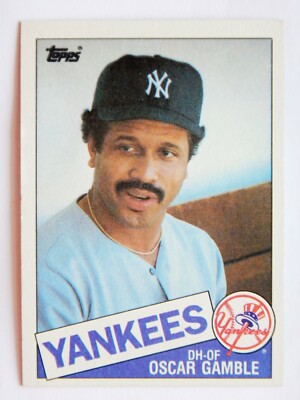 Oscar Gamble #724 Topps 1985 Baseball Card (New York Yankees) | eBay