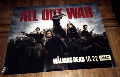 AMC THE WALKING DEAD SEASON 8 5FT SUBWAY POSTER #4 TWD NEGAN DWIGHT ...