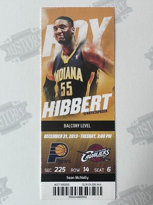 2013 Cleveland Cavaliers at Indiana Pacers Ticket 12/31/13 | eBay