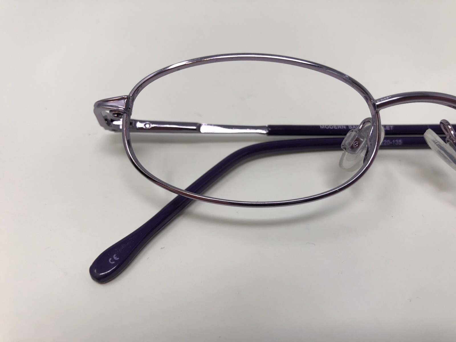 Modern Ballet Violet Eyeglasses Frame 48-20-135 Metal/Plastic Adult ...