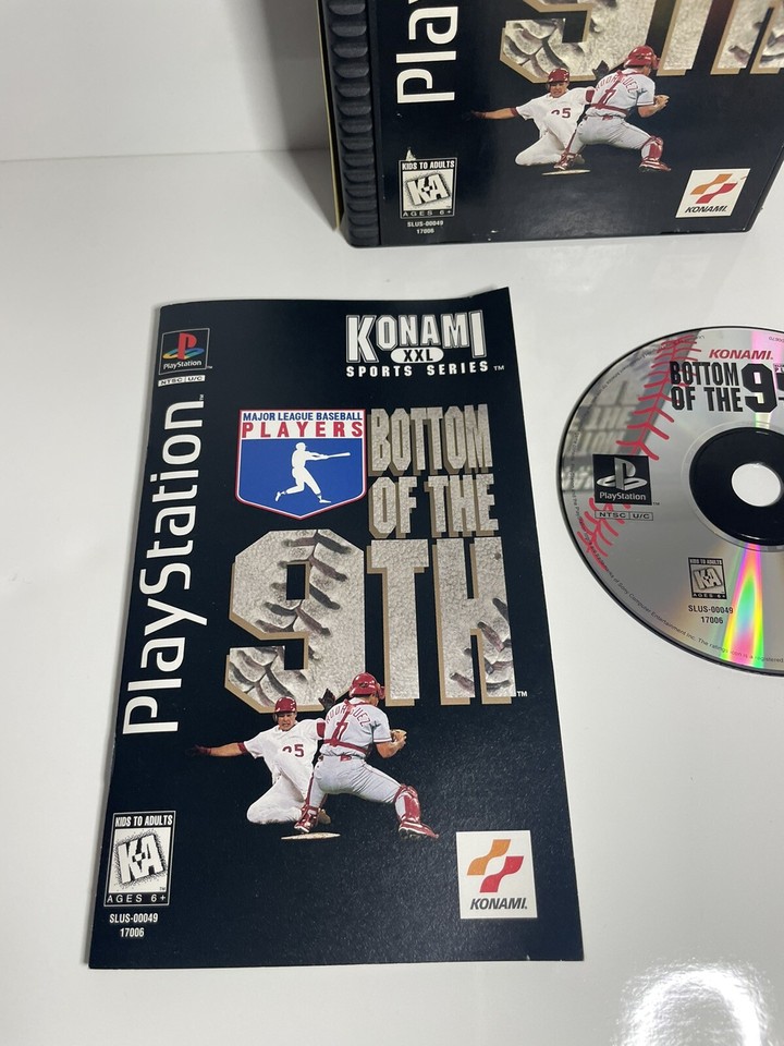 Bottom of the 9th (Sony PlayStation 1 PS1) Complete. Tested And Working ...