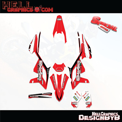 GRAPHICS KIT DECALS STICKERS 4 BETA RR 125 200 250 300 350 390 430 480 ...