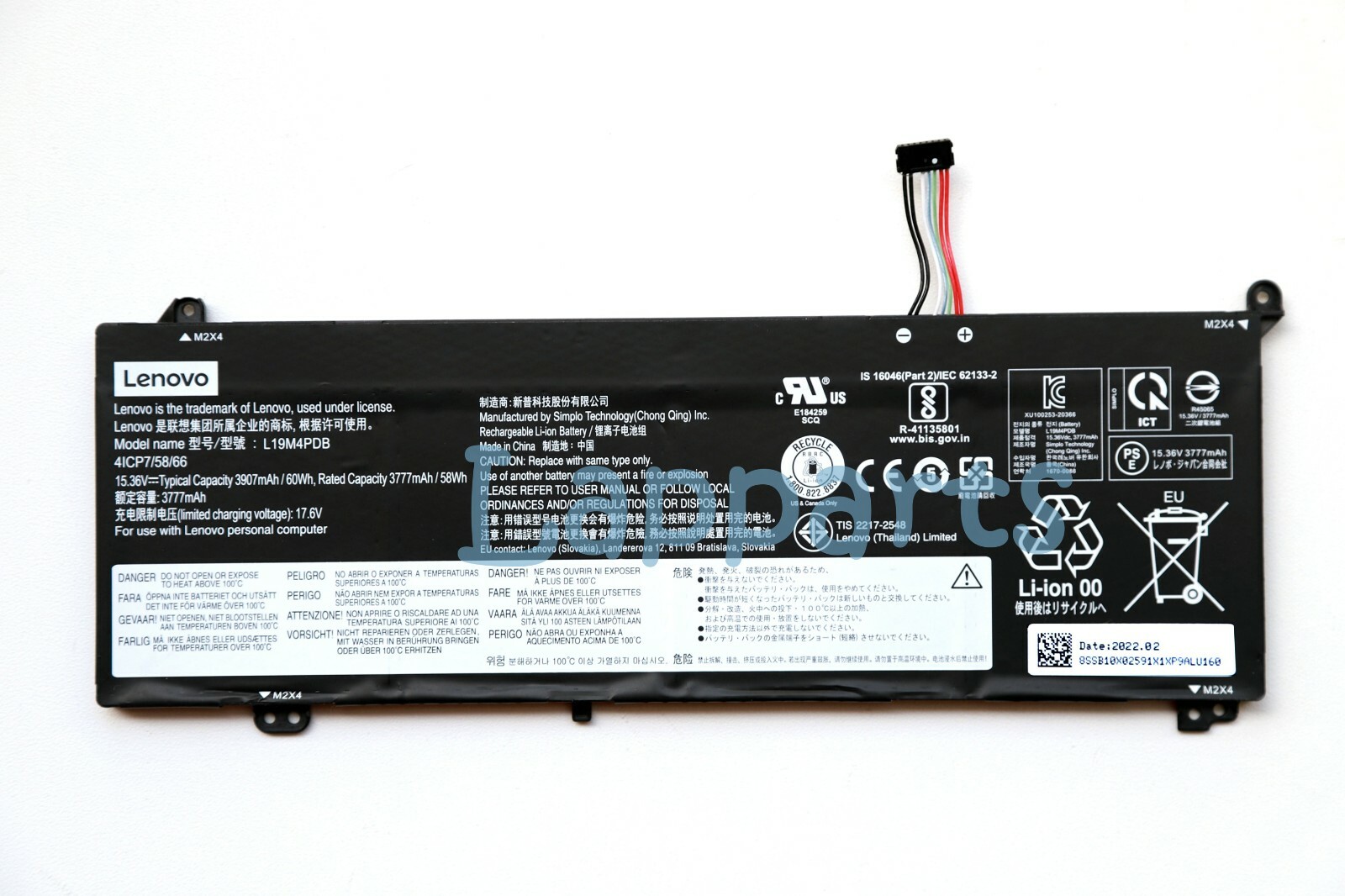 New Genuine L19C4PDB L19M4PDB Battery for Lenovo ThinkBook 14 15 G2 ITL ...