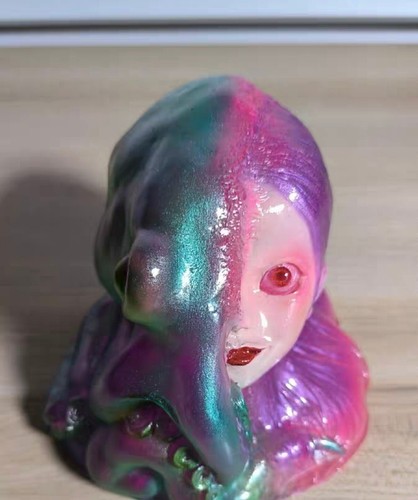 Hikaritoys Mononoke Girl Tryth Octopus Girl Purple&Green Limited Sofubi ...