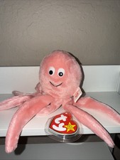 Inky the Octopus - Grey, No Mouth - Beanie Babies - Beaniepedia
