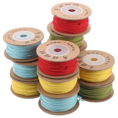 12pcs Jewelry Cotton Cord Chinese Knotting Cord Cotton Hand Knitting ...