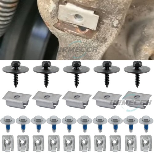 FOR MERCEDES-BENZ ENGINE UNDERTRAY CLIPS SCREWS UNDER COVER SPLASHGUARD ...