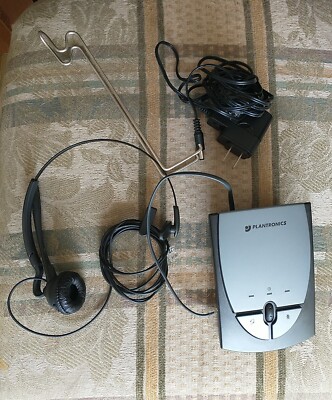 Plantronics S12 Corded office headset System hands-free 17229116719| eBay