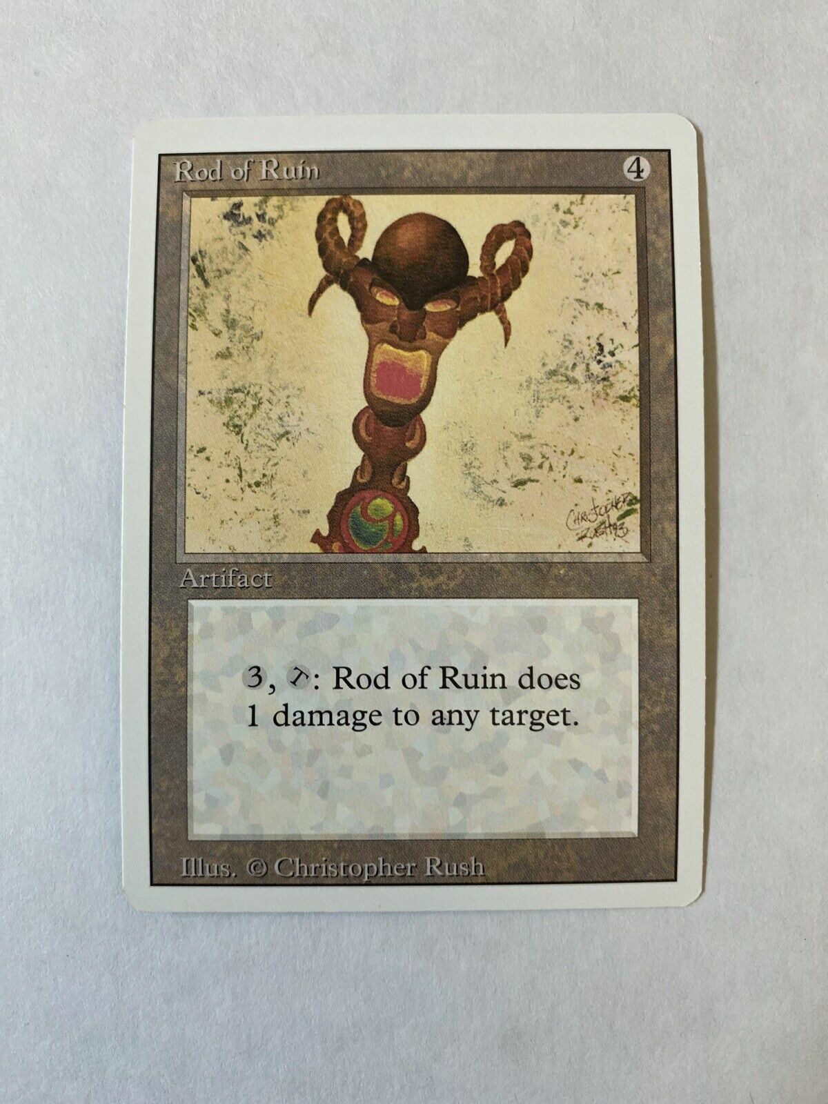 Rod of Ruin - Magic the Gathering MTG Revised | eBay Australia