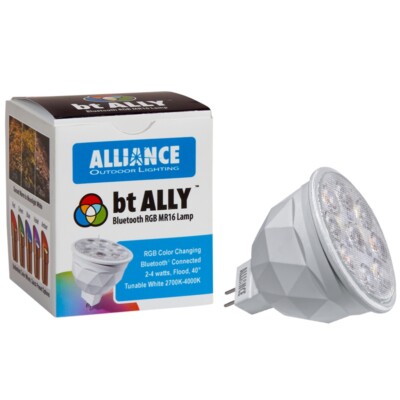 Alliance Color Changing RGBW 40° Flood Lamp BT-ALLY-MR16 | eBay