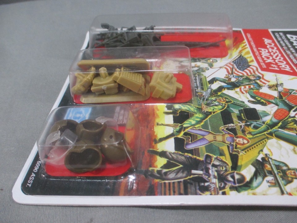 GI Joe Battle Gear ACCESSORY PACK #1 Factory Sealed HIGH GRADE Vintage ...