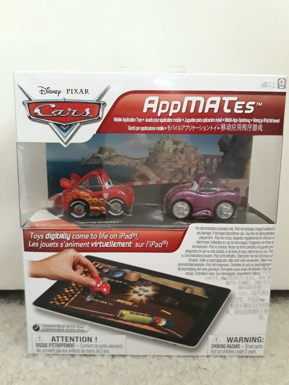 CARS - Disney Pixar - Appmates - 2 packs with 2 cars each pack - play ...