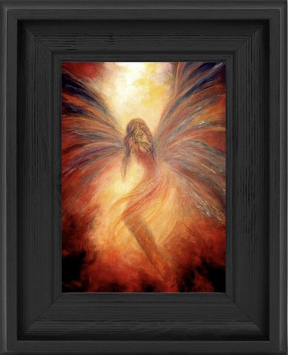 Angel Art Print Framed, Angel Art,Wall Decor, Spiritual Gift,Fallen ...