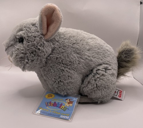 Webkinz Chinchilla Plush w/ Original Sealed Code Tag – Untested – New w ...