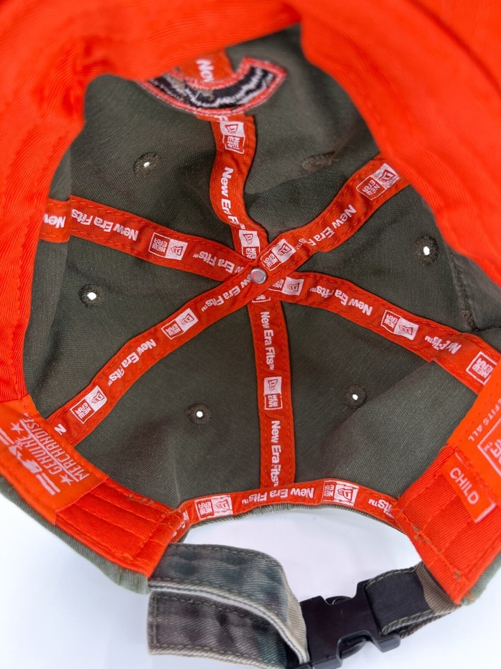 Chicago Cubs Hat Cap Strap Back Kids New Era Cargo Po Green Orange MLB ...