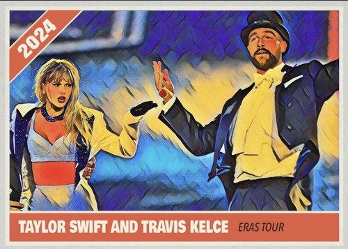 Taylor Swift Travis Kelce ACEO Custom Novelty Art Trading Card London ...