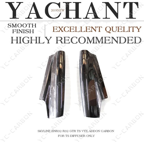 CARBON vtr vtx AddOn For Nissan SKYLINE R33 GTR TS Rear Bumper Diffuser ...