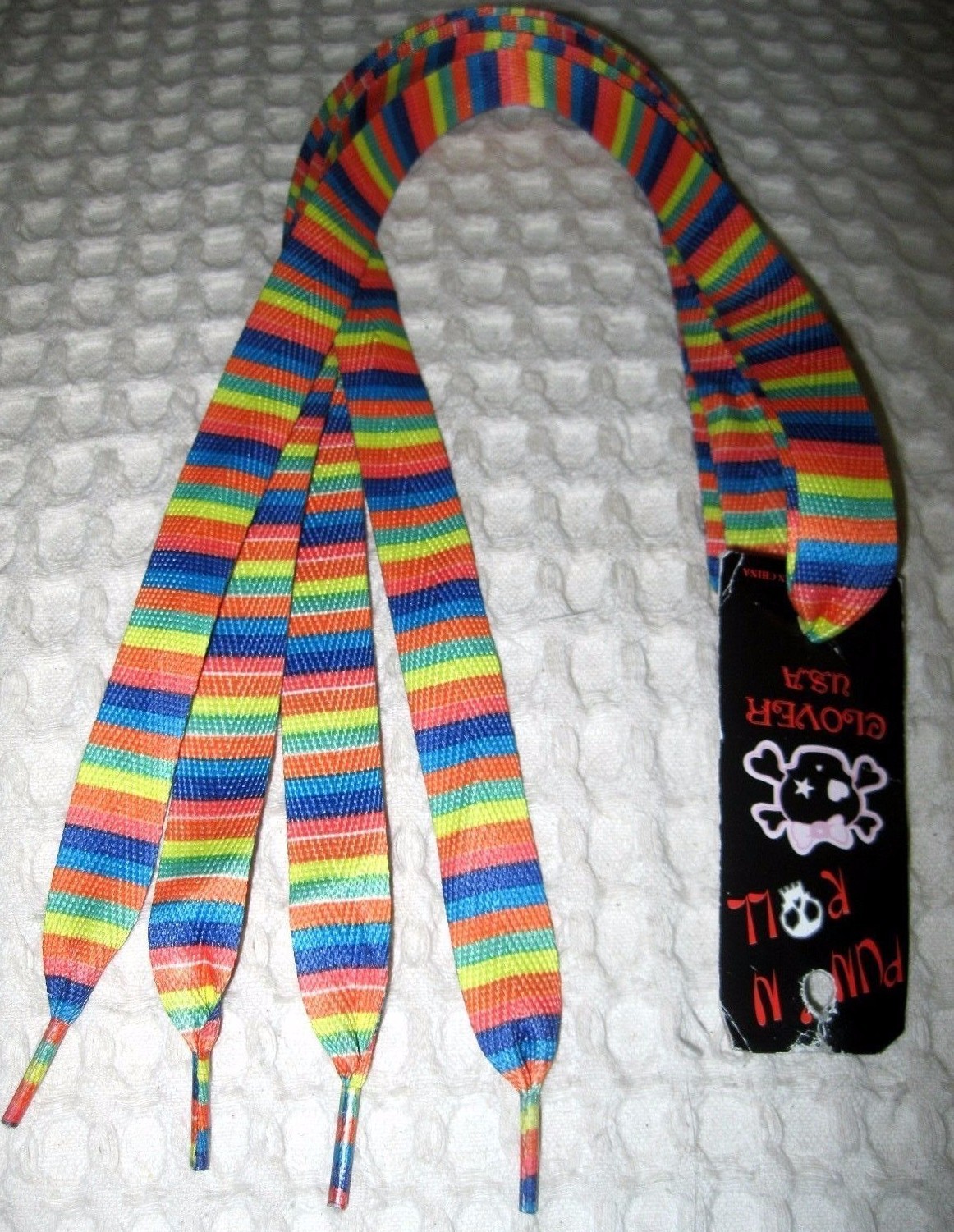 38" Premium Rainbow Stripes Gay Pride Rockabilly Punk Shoe laces ...