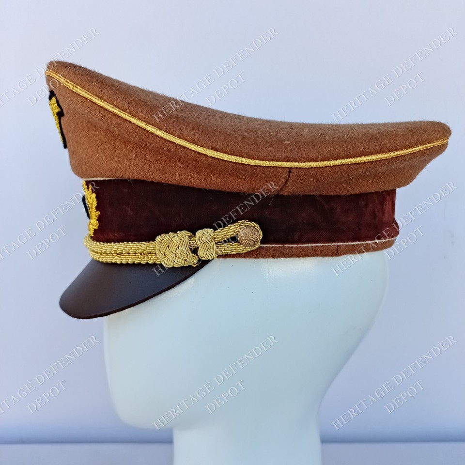 WW2 German Government Army Infantry General Officer Visor Wool Cap ...