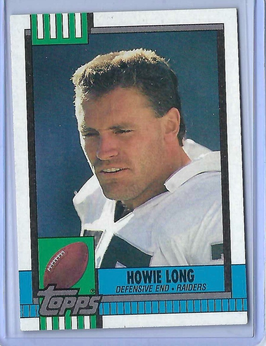 1990 Topps Howie Long #284 Raiders #B335 | eBay