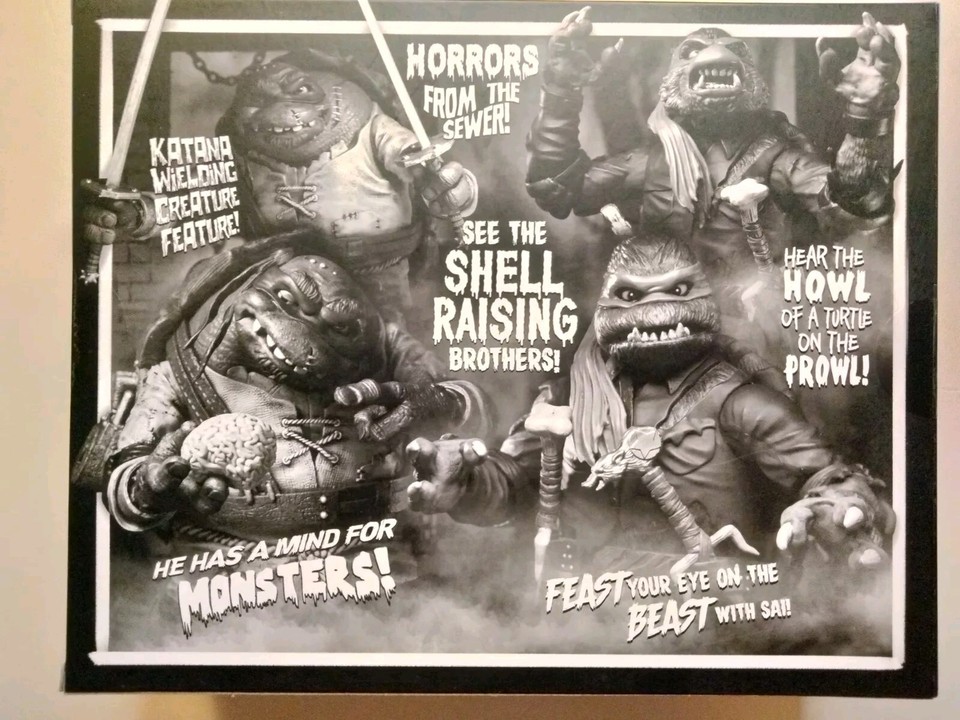 NECA 2024 TMNT Universal Monsters Double Creature Feature Hunchback ...