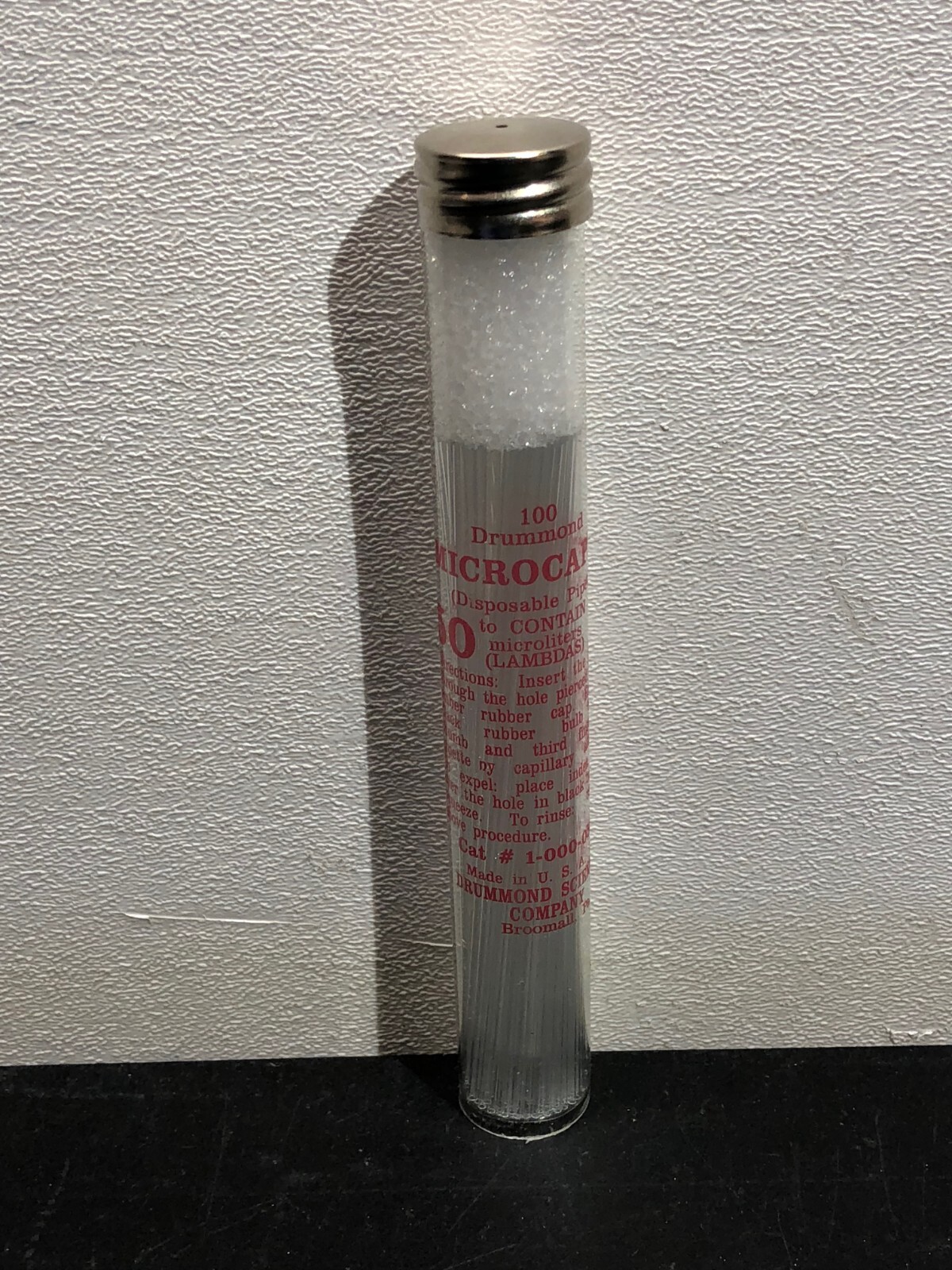 100 Drummond Scientific Microcap Disposable 50 Pipets 1-000-03 | eBay