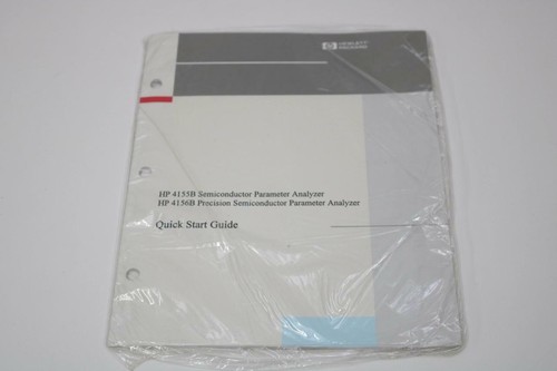 Hewlett Packard HP 4155B 4156B Lot of 3 Analyzer Manuals | eBay