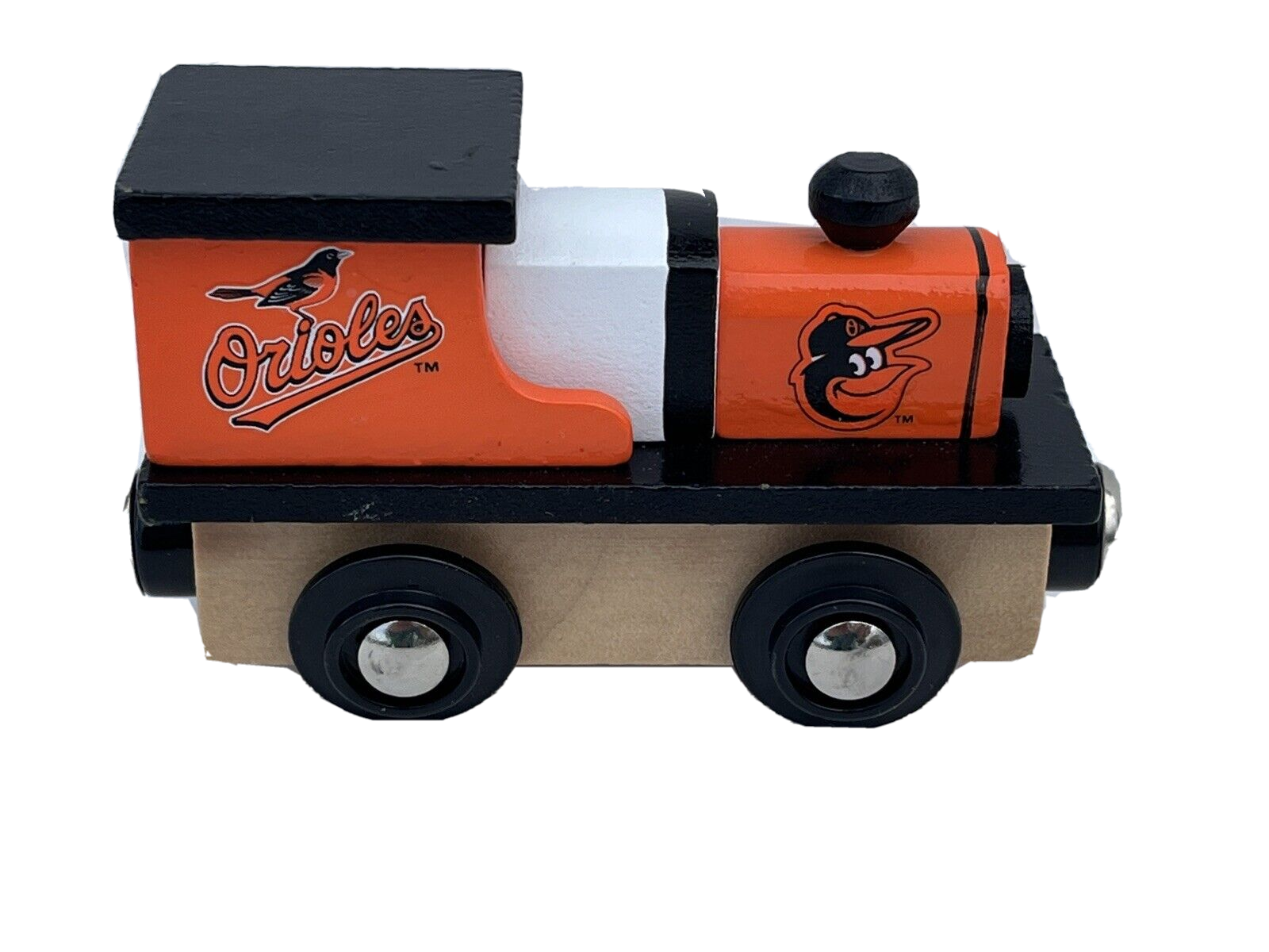 Baltimore Orioles Toy Train Engine MLB Real Wood Kids like Thomas Tank ...