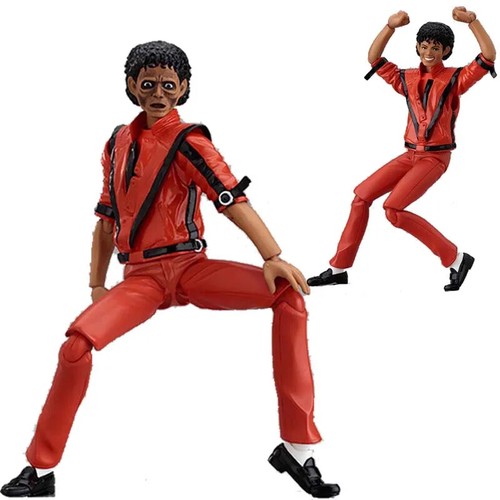 New Figma 096 Michael Jackson Action Figure Thriller MJ Classic Look ...