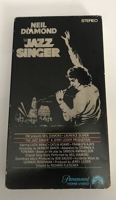 Excellent Used Condition . Neil Diamond Jazz Singer. VHS Running time ...