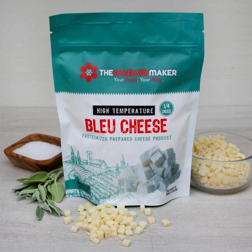 1/4" Diced Hi-Temp Cheese Bleu, Cheddar, Pepper Jack, Mozzarella, Swiss ...