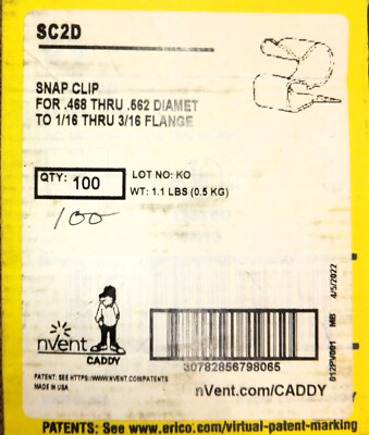 Caddy SC2D Snap Clips , CHOOSE QUANTITY | eBay