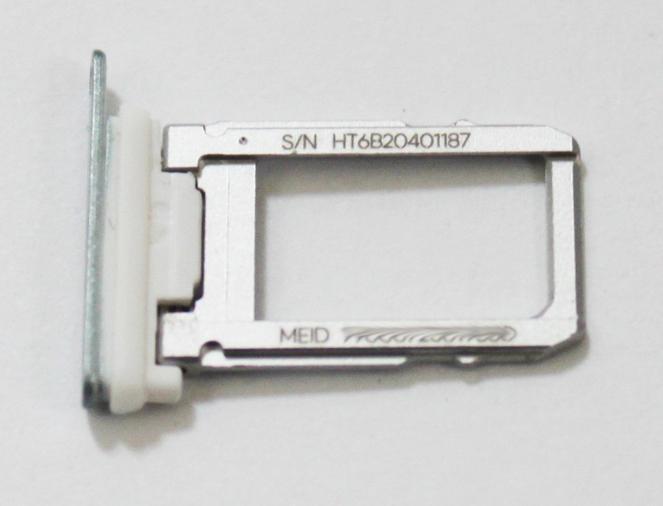 OEM SPRINT HTC BOLT 2PYB2 REPLACEMENT SILVER SIM CARD HOLDER TRAY ...