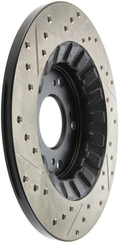 StopTech 00-09 S2000 Slotted & Drilled Left Rear Rotor - st127.40050L ...