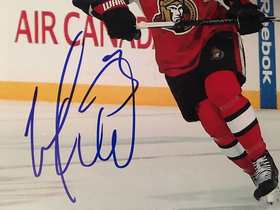 Marc Methot Ottawa Senators AUTOGRAPH 8x10 Hand Signed Photo Playoffs ...