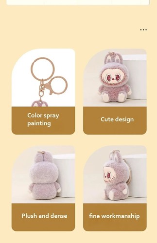 Top La Boo Boo Keychain Pooh Doll Toy Popular Decoration Bag Pendant | eBay
